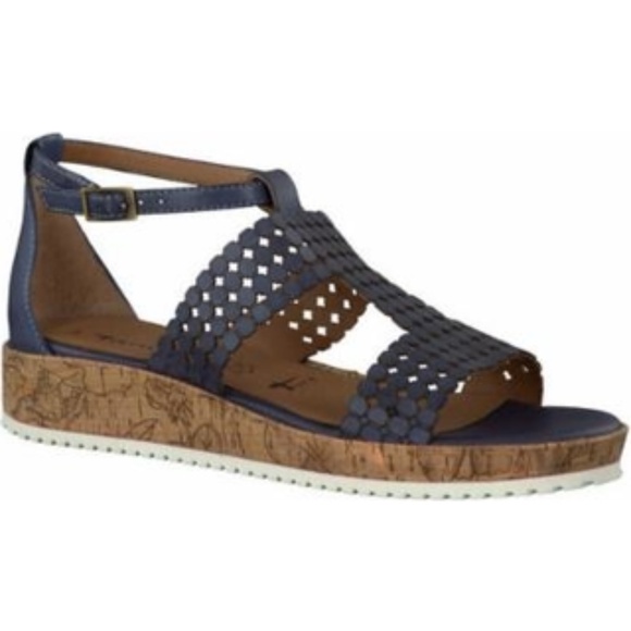 Tamaris | Shoes | Nwt Tamaris Siris Tstrap Leather Sandal | Poshmark